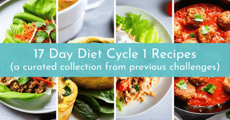 Low Carb 17 Day Diet Cycle 1 Recipes | My 17 Day Diet Blog