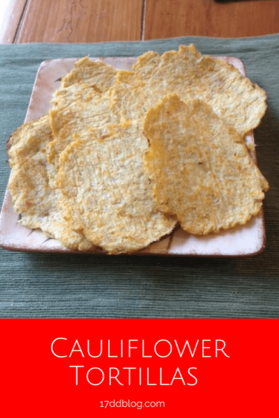 Cauliflower Tortillas | My 17 Day Diet Blog
