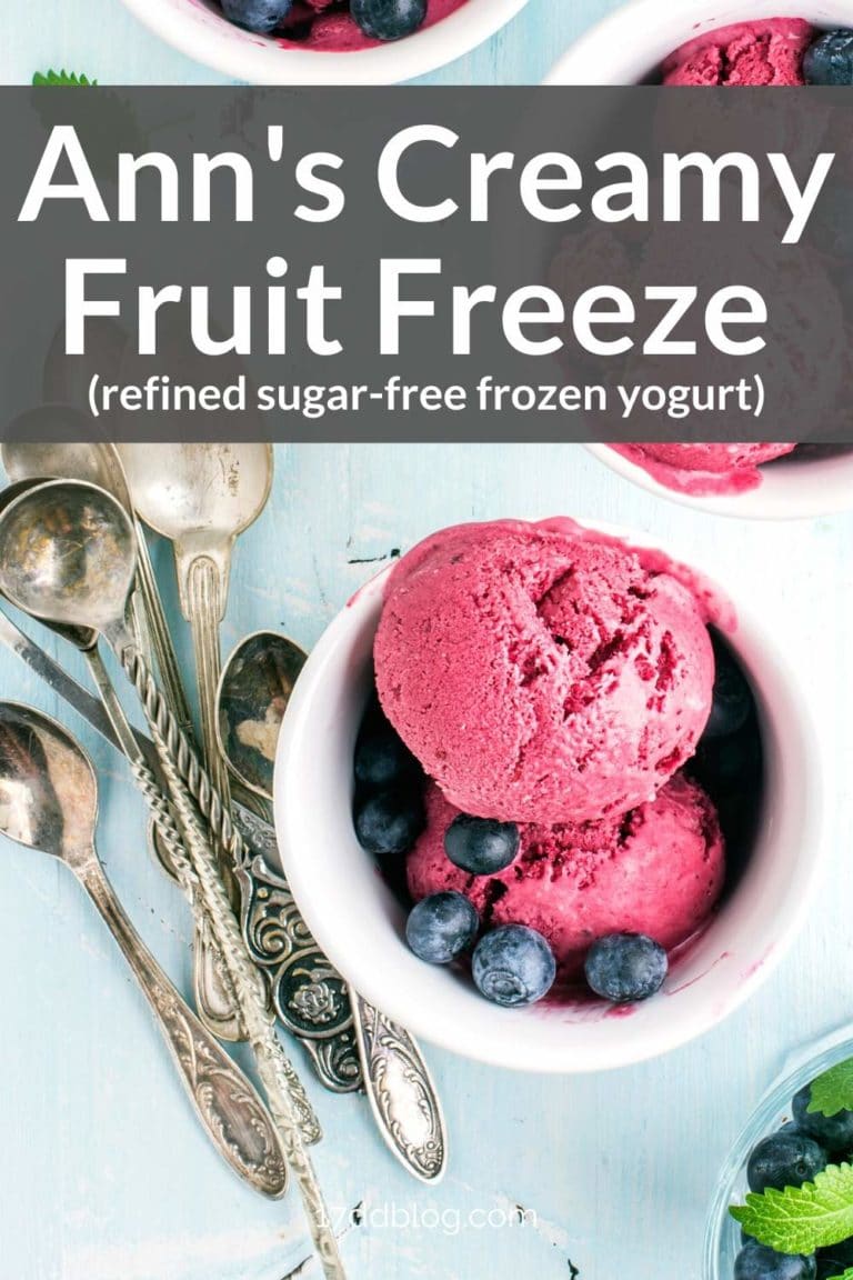 Ann's Creamy Fruit Freeze (healthy frozen yogurt) | My 17 Day Diet Blog