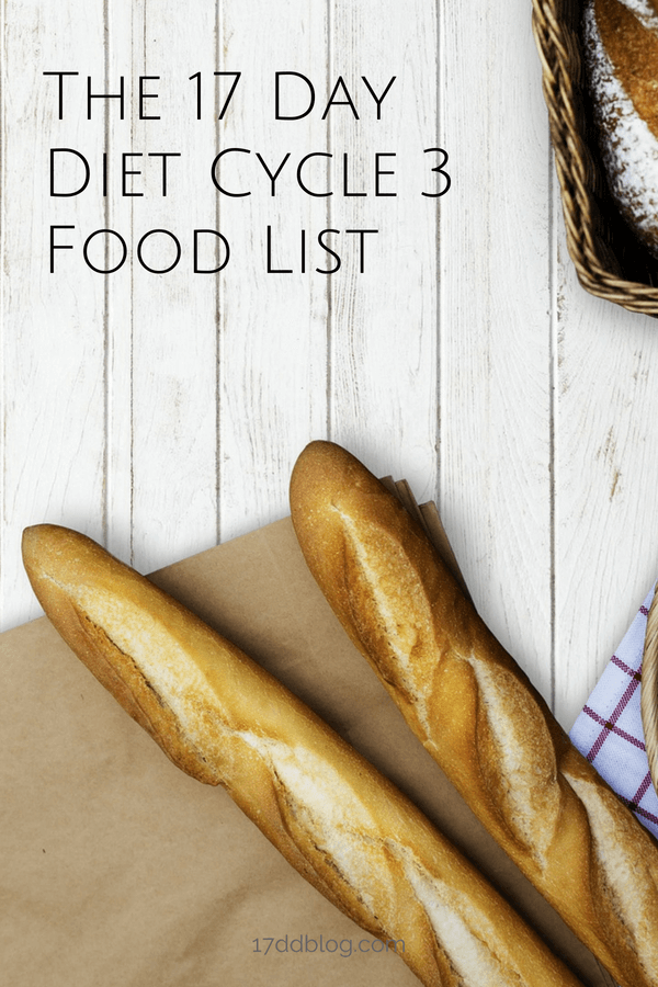 17 Day Diet Cycle 3 Food List My 17 Day Diet Blog 17 Day Diet Cycle 3 Food List My 17 Day Diet Blog