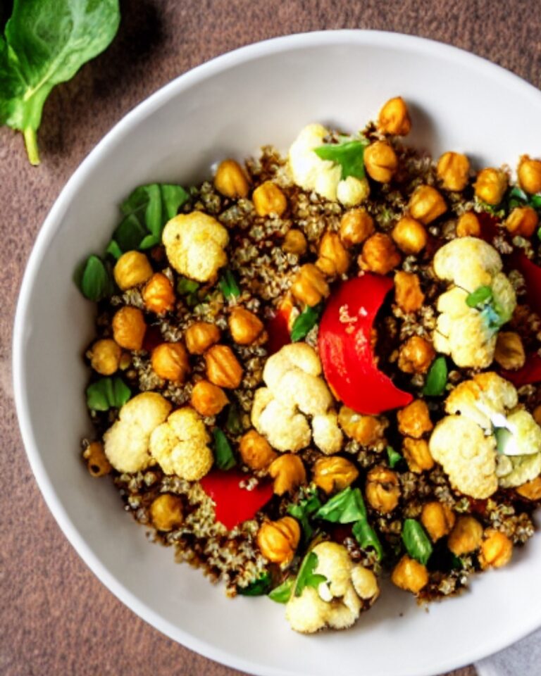 Chickpea, Cauliflower & Quinoa Power Bowl | My 17 Day Diet Blog