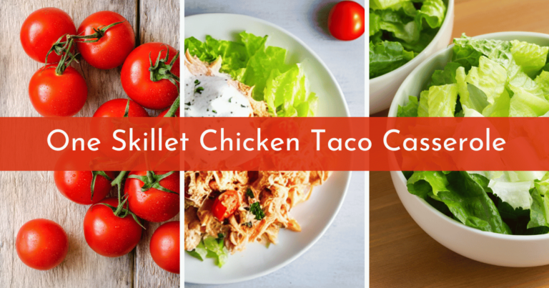 One Skillet Chicken Taco Casserole Keto Friendly | My 17 Day Diet Blog