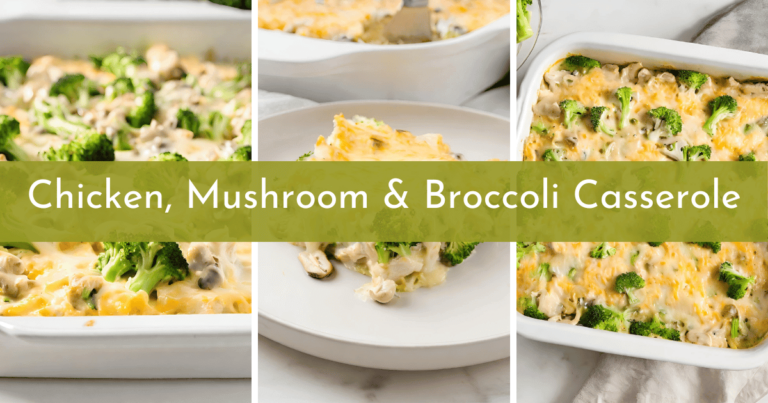 Low Carb Chicken, Mushroom & Broccoli Casserole | My 17 Day Diet Blog