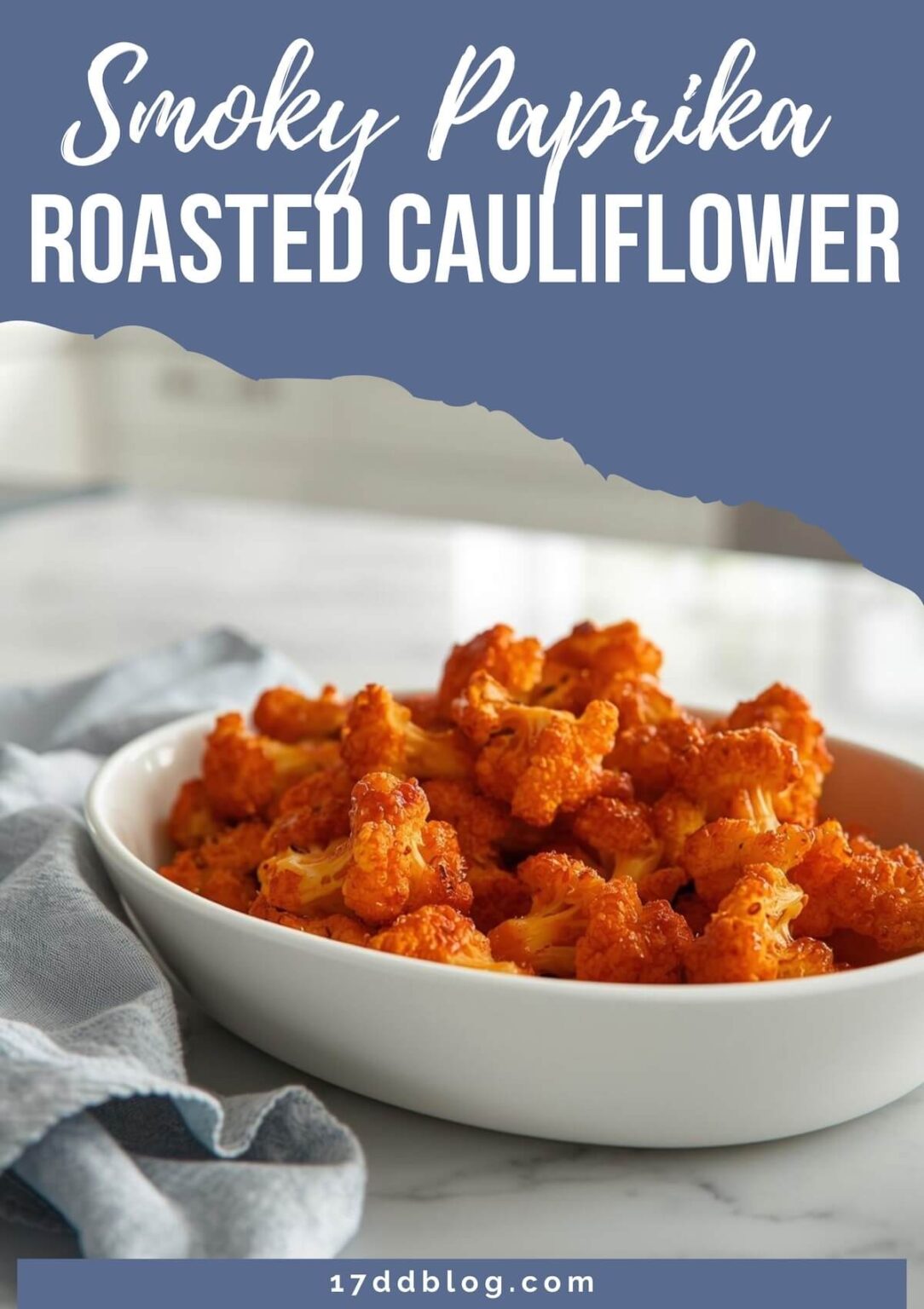 Smoky Paprika Roasted Cauliflower | My 17 Day Diet Blog