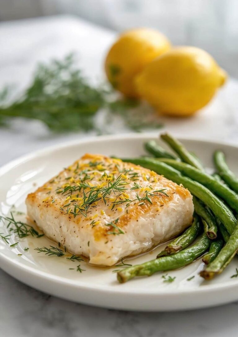Lemon-Dill Cod with Green Beans | My 17 Day Diet Blog